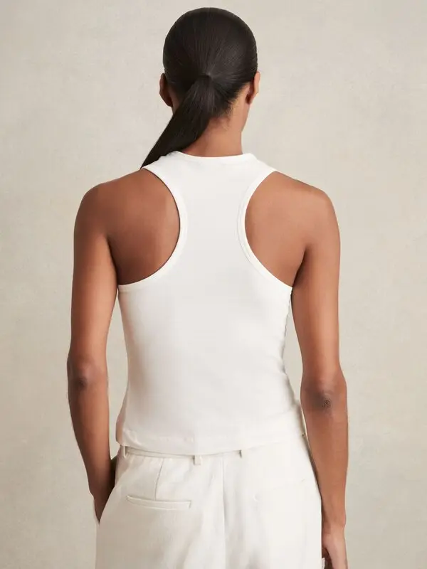 REISS Clara Racerback Vest Top
