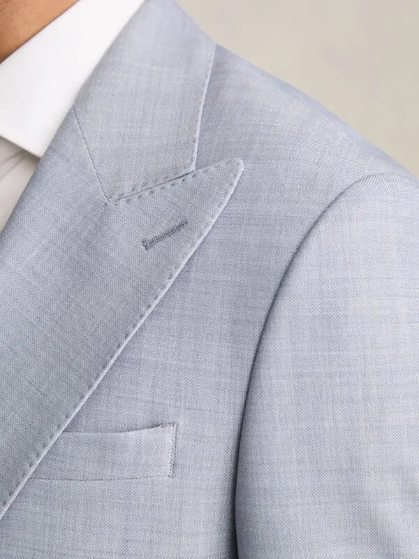 REISS Sb Belmont Sb Single-breasted Textured Blazer Slim-fit With Wool