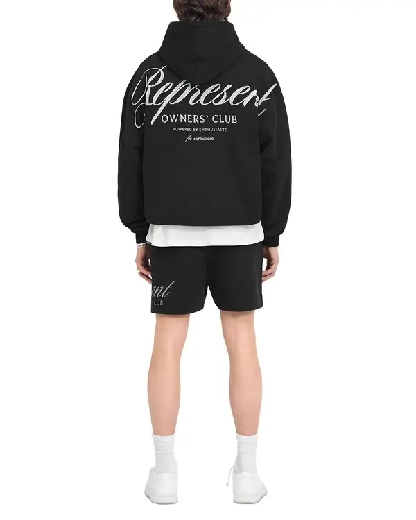 REPRESENT Owner's Club Logo Hoodie - Black