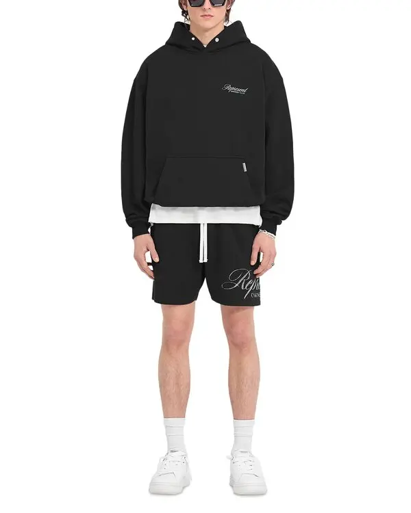 REPRESENT Owner's Club Logo Hoodie - Black