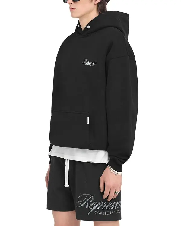 REPRESENT Owner's Club Logo Hoodie - Black