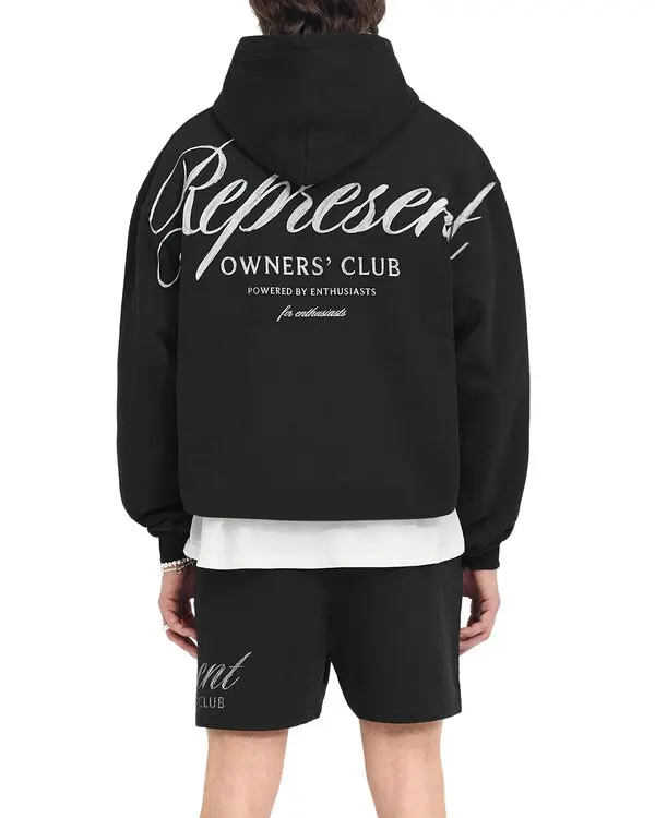 REPRESENT Owner's Club Logo Hoodie - Black