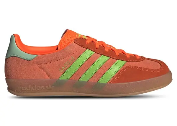 Adidas Gazelle Indoor Sneakers - Solar Orange/solar Green