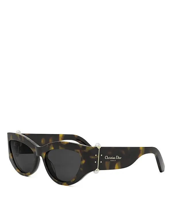 Dior Diortribales B1i Cat Eye Sunglasses - Dark Havana/smoke