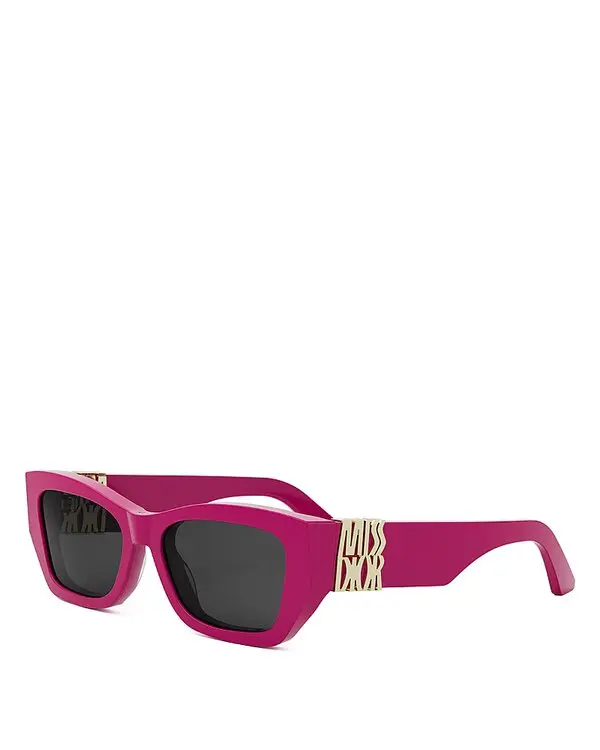 Dior Missdior S1i Square Sunglasses, 55mm - Pink/smoke