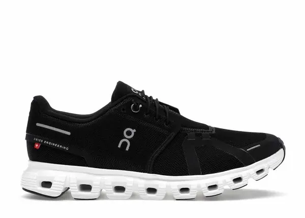 On Running Cloud 6 Sneakers - Black/white