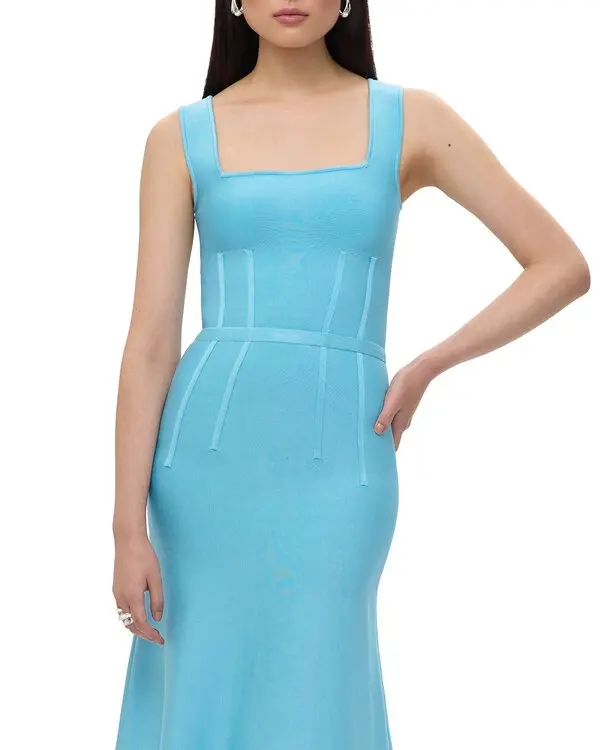 cecilia bodycon midi dress blue Herve Leger In Sky - 70% Off Open back wear to work Mismatched Black Double Fdy Size for girl:9-12 months