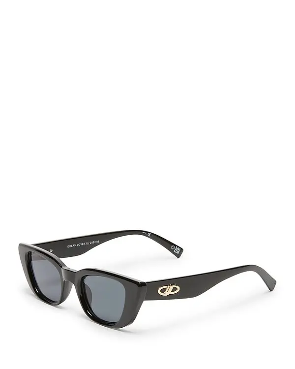 Le Specs Dream Lover 50mm Cat Eye Sunglasses - Black
