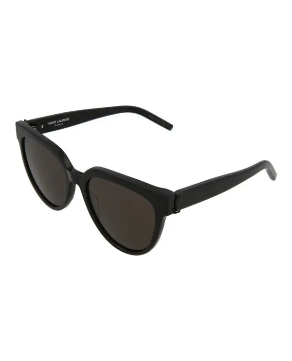 Saint Laurent Cat Eye Sunglasses - Black/black (slm28