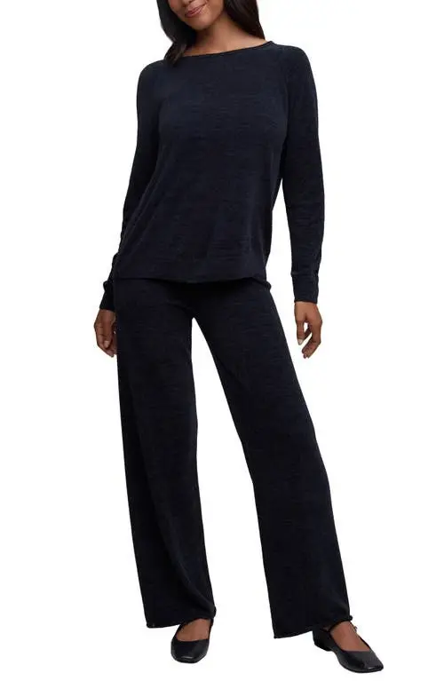 Barefoot Dreams Cozychic® Ultra Lite® Jersey Pajamas - Black