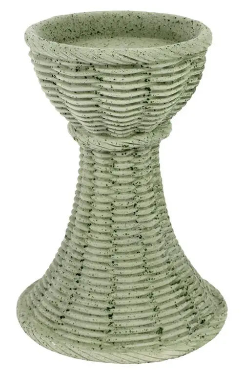 VIETRI Casa Larger Candlestick - Green