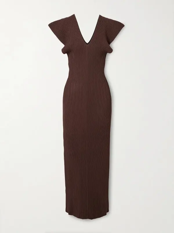 Altuzarra Ribbed-knit 'trey' Maxi Dress