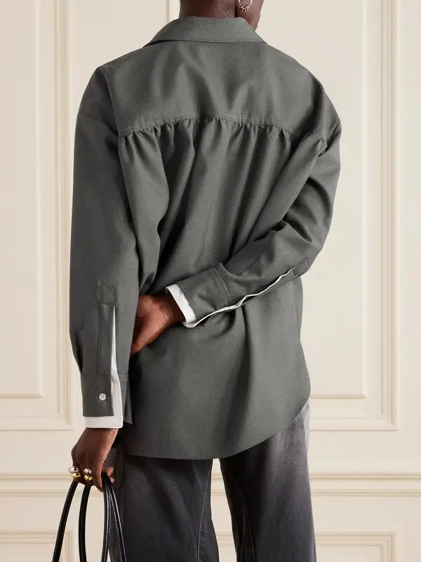 Marni Embroidered Wool Shirt