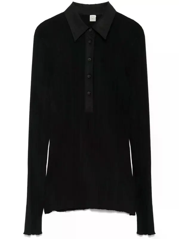 TOTEME Knitted Polo Top