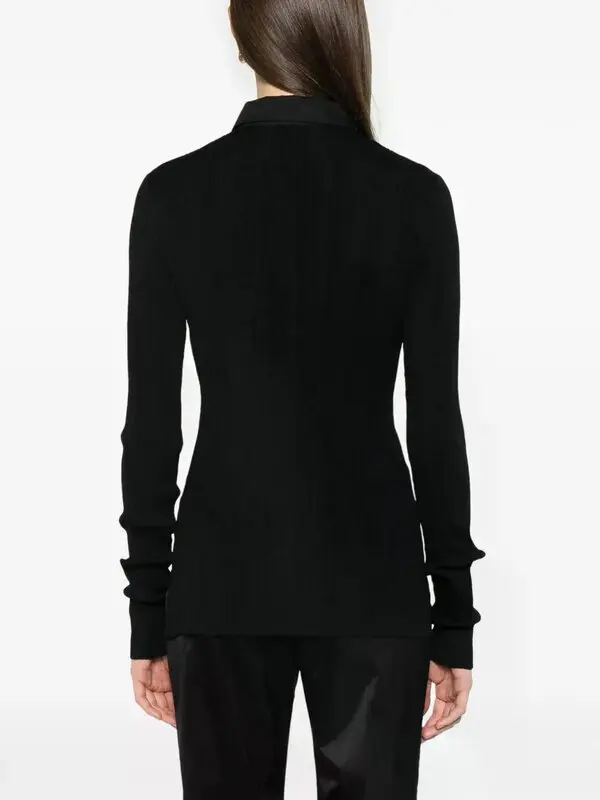 TOTEME Knitted Polo Top