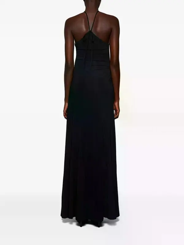 tove backless maxi dress Ramy Brook Tove Cutout Maxi Dress in Coral