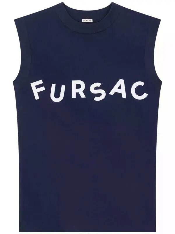 FURSAC Flocked-logo Tank Top