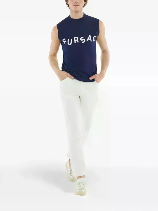 FURSAC Flocked-logo Tank Top