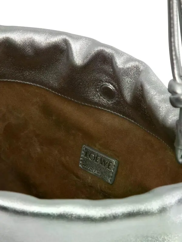 Loewe Flamenco Clutch - Silver