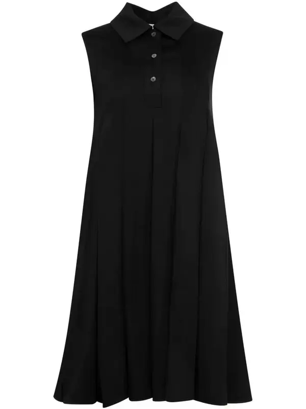 knee length dresses for ladies Green Sleeveless Floral Chiffon Micro Ruffle Midi Dress