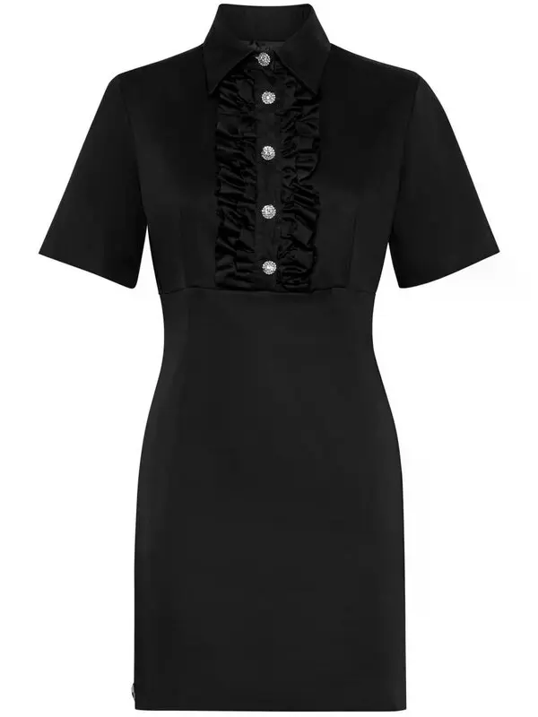 Philipp Plein Ruffle-trim Minidress