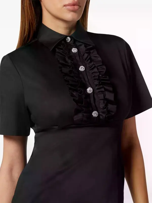 Philipp Plein Ruffle-trim Minidress