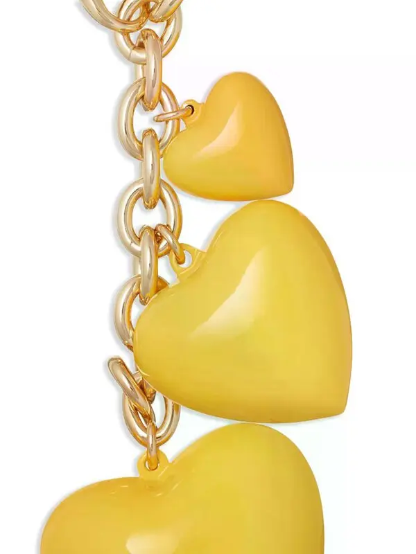 ROXANNE ASSOULIN The Puffy Triple Heart Bag Accessory - Gold