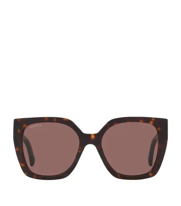 Gucci Acetate Sunglasses 0gc002027 - Brown