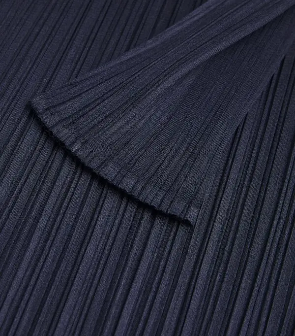 Issey Miyake Long Sleeve Top - Navy