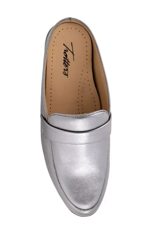 Trotters Lola Loafer Mule - Pewter