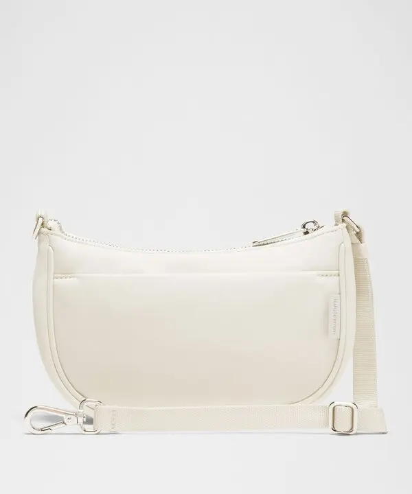 Lululemon City Essentials Mini Shoulder Bag - Light Ivory/silver