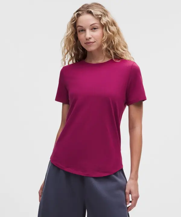 Lululemon Love Crewneck T-shirt - Raspberry Rave