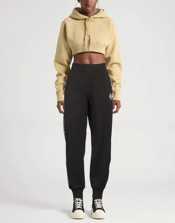 Armani Exchange Track Pants In Polyester Blend - Black