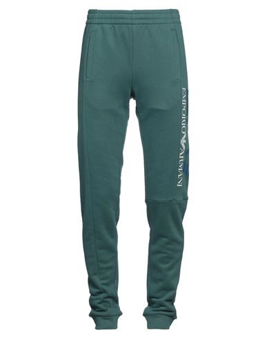 EA7 Pants Size Cotton, Polyester - Deep Teal