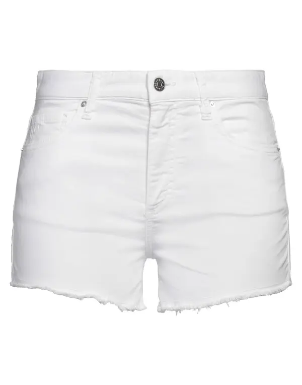 Armani Exchange Solid Color Shorts - White
