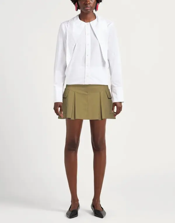Maje Cotton Blend Mini Skirt