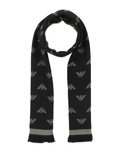 Emporio Armani Scarf Wool - Black