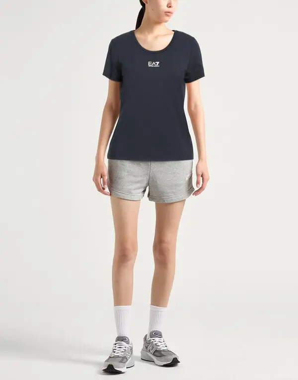 EA7 Cotton-blend T-shirt - Blue
