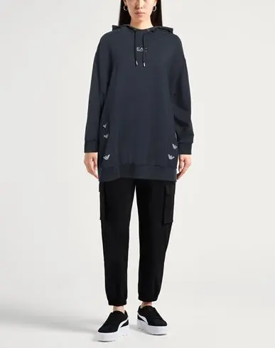 EA7 Organic Cotton Blend Jersey Sweatshirt