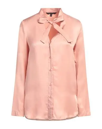 Armani Exchange Bow-detailed Satin Shirt - Antique Rose