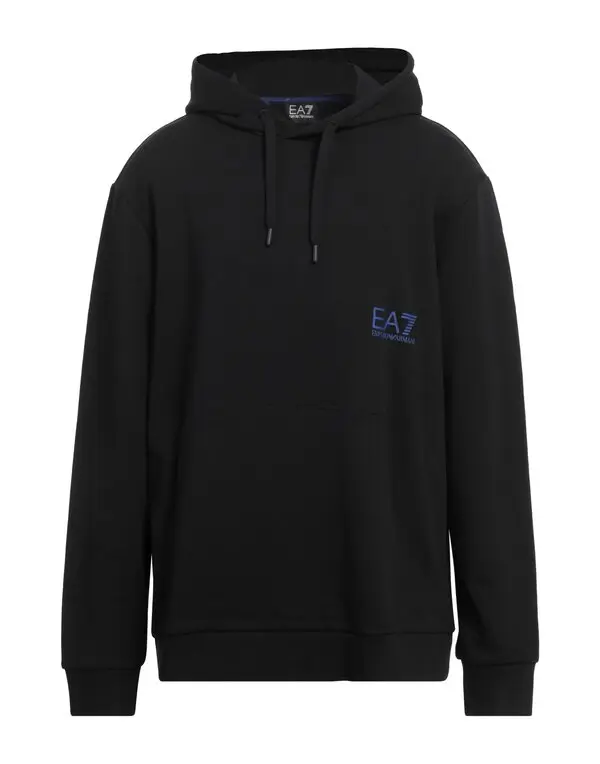 EA7 Cotton Blend Sweatshirt - Black