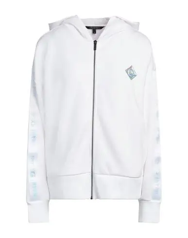 Armani Exchange Hooded Sweatshirt With Logo And Side Stripes