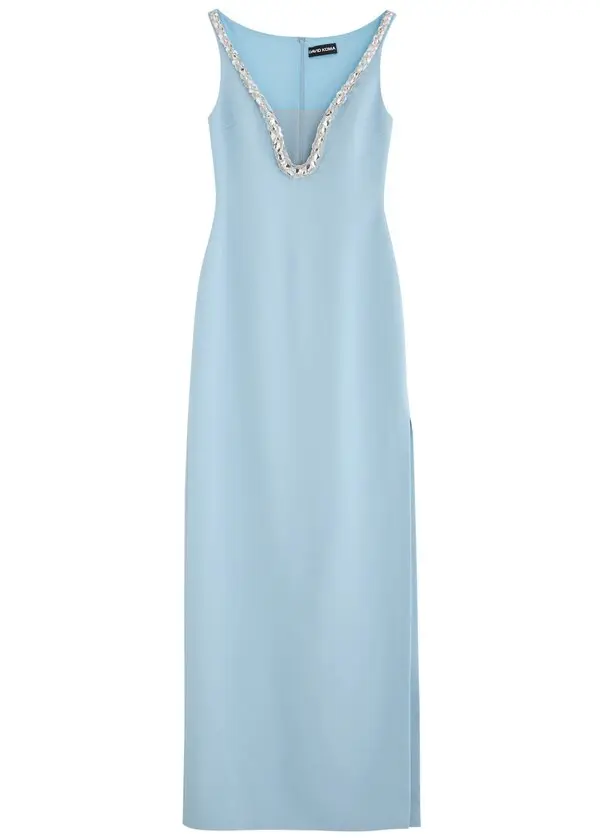 David Koma Crystal-embellished Gown