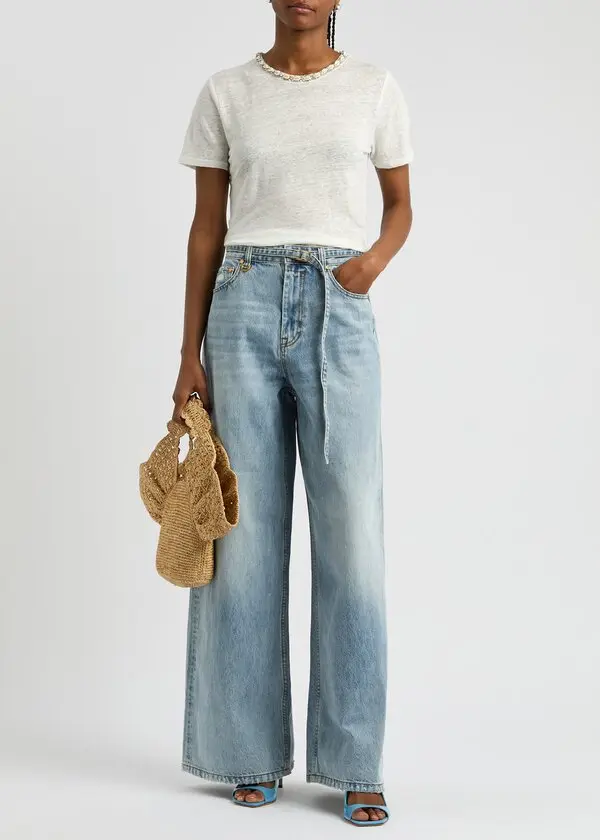 Zimmermann Illuminate Flared-leg Jeans - Denim