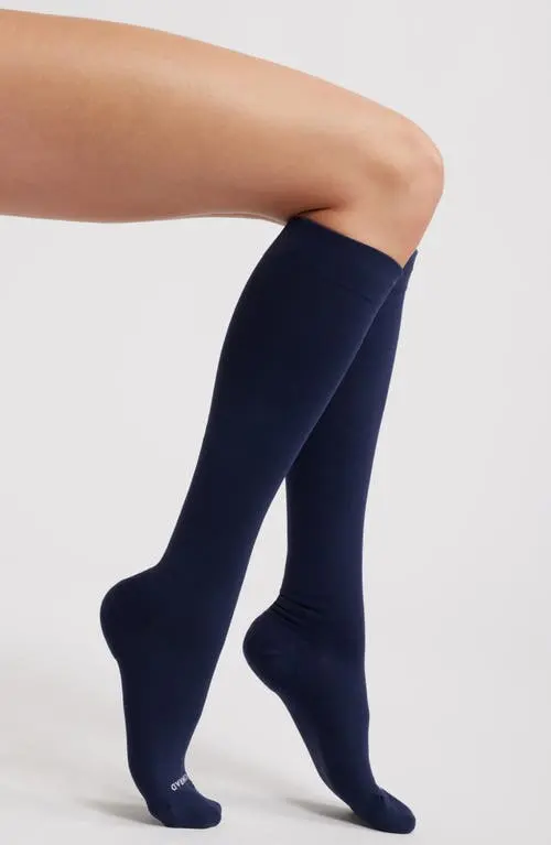 Comrad Knee-high Compression Socks - Navy