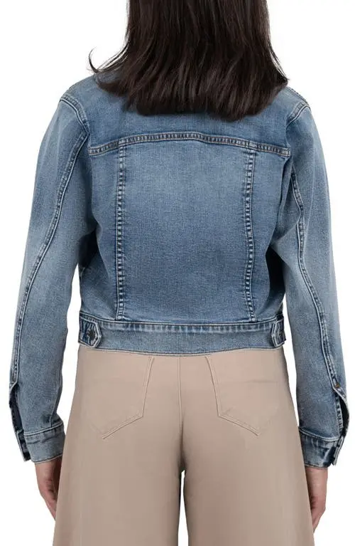 Kut From The Kloth Angela Crop Denim Jacket