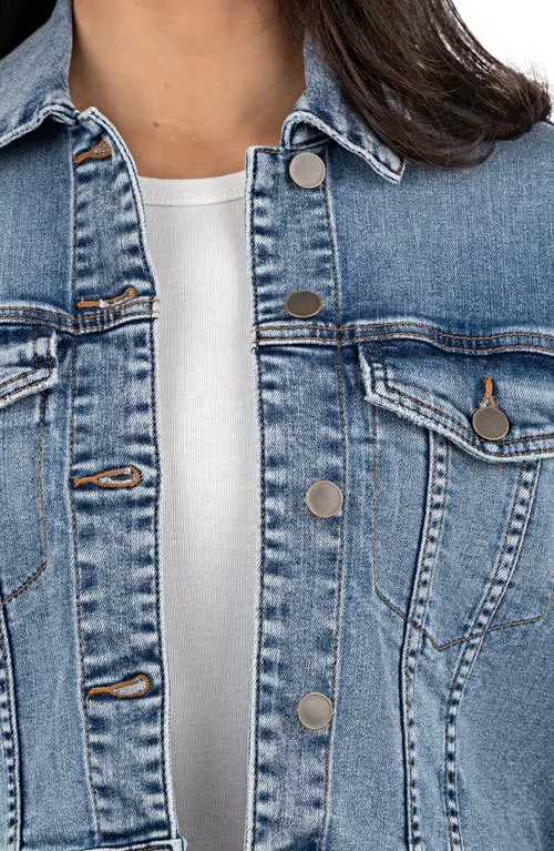 Kut From The Kloth Angela Crop Denim Jacket