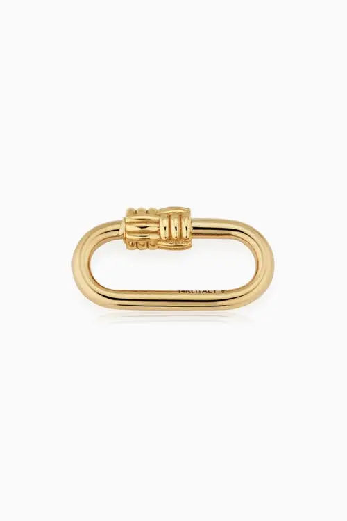 ORADINA 14k Gold Oval Clasp - Yellow Gold