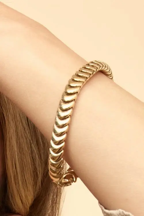 ORADINA 14k Cobra Bracelet