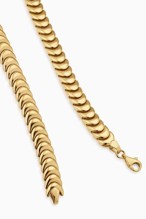 ORADINA 14k Cobra Bracelet